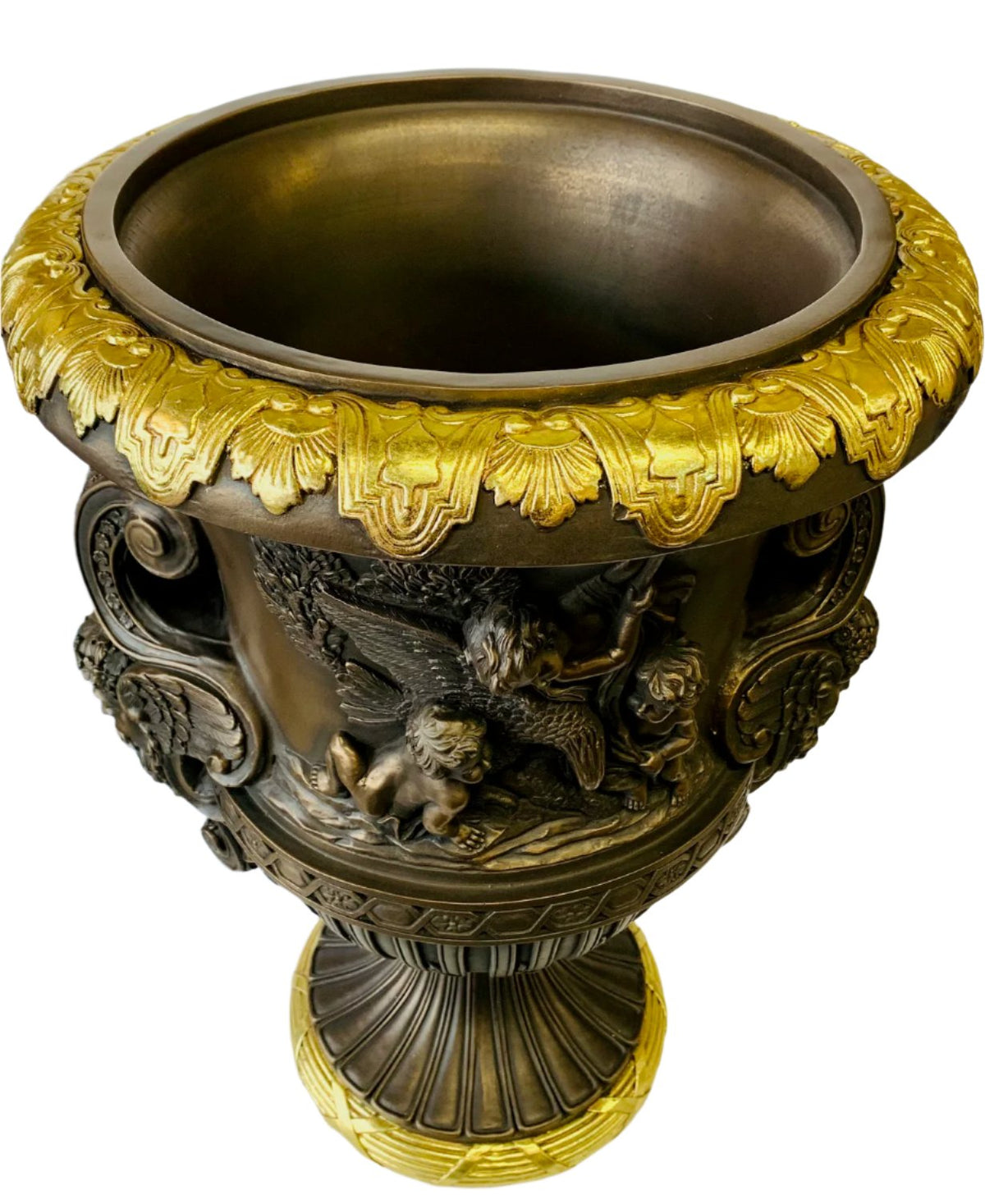 Pot-Planter Vase Roman Style 16" x 15" x 22" ceramic