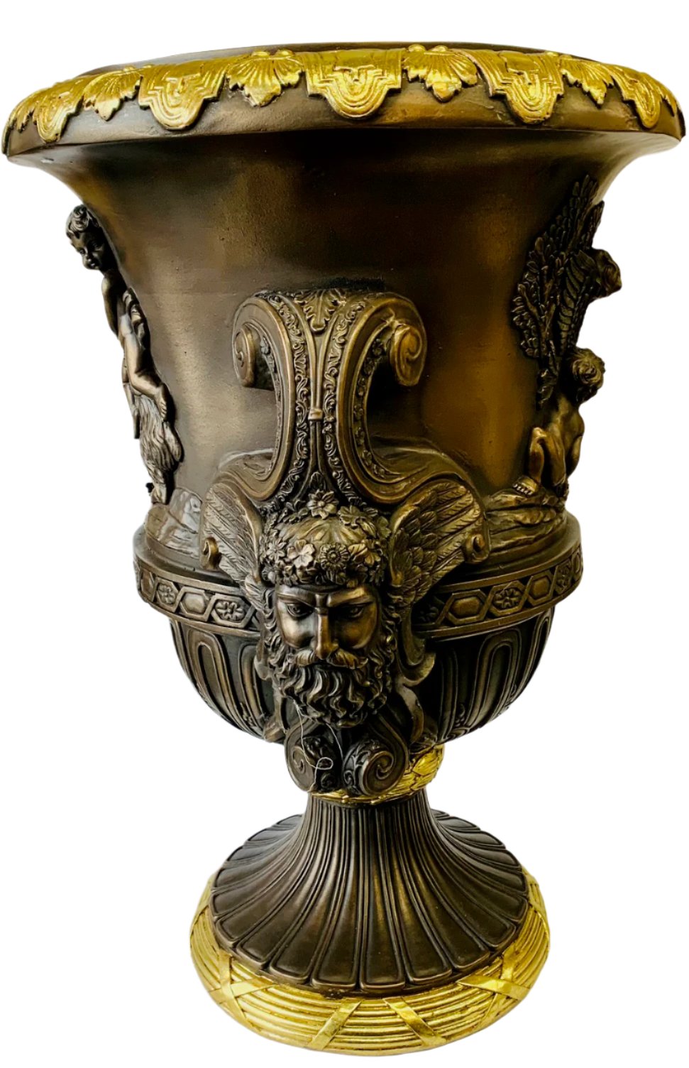 Pot-Planter Vase Roman Style 16" x 15" x 22" ceramic